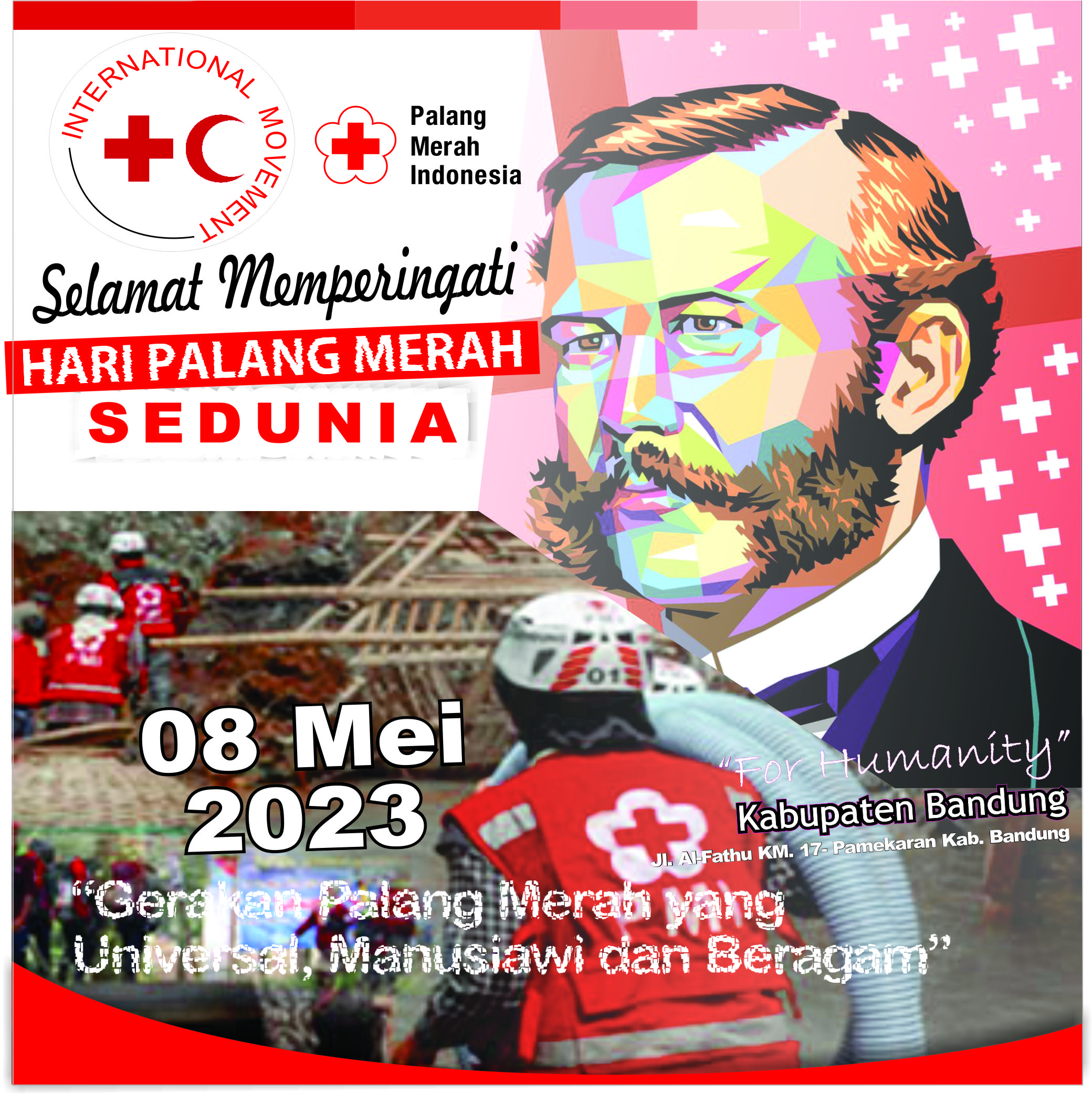 Hari Palang Merah Internasional 8 Mei 2023 - PMI KABUPATEN BANDUNG